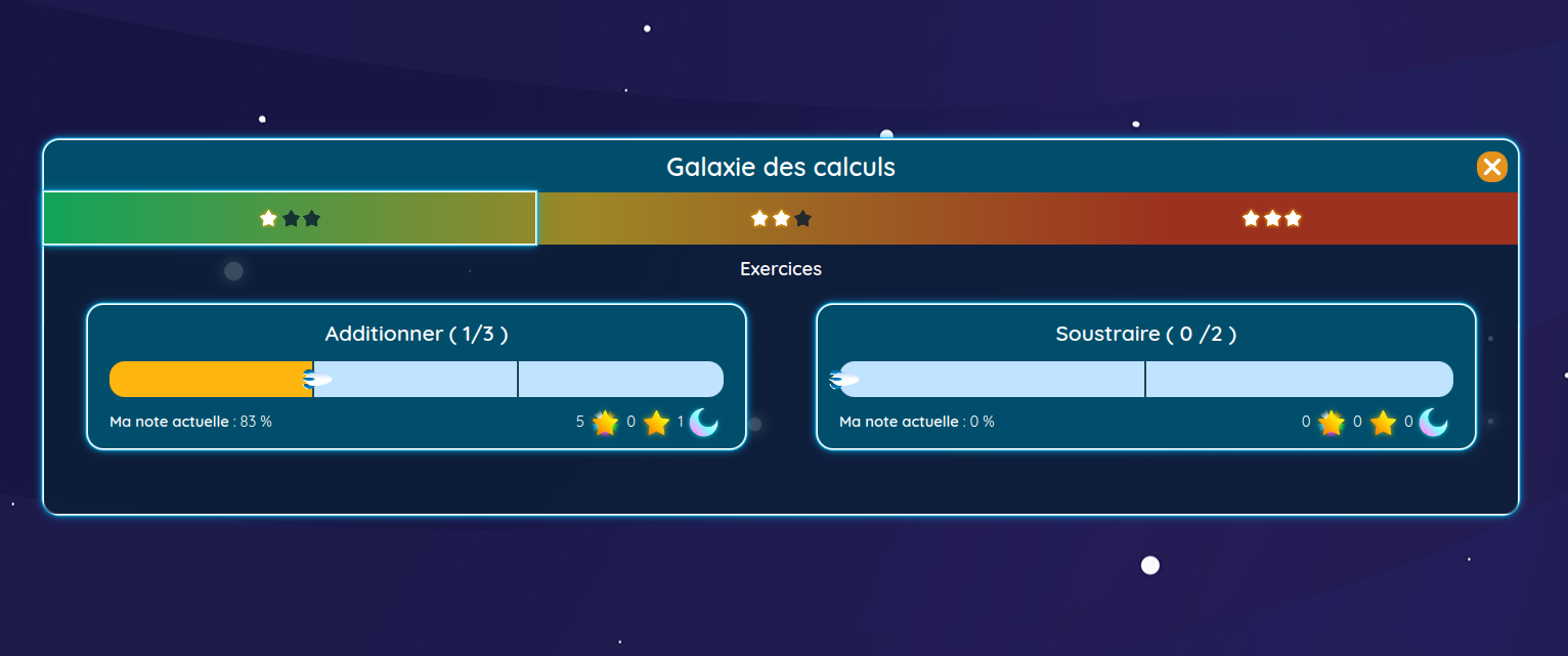 Liste d'exercices Mathia | Mathia